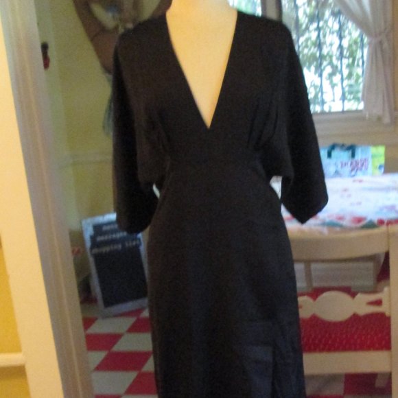 Uterque | Dresses | Maxi Silk Black Sexy Classy Dress Uterque | Poshmark